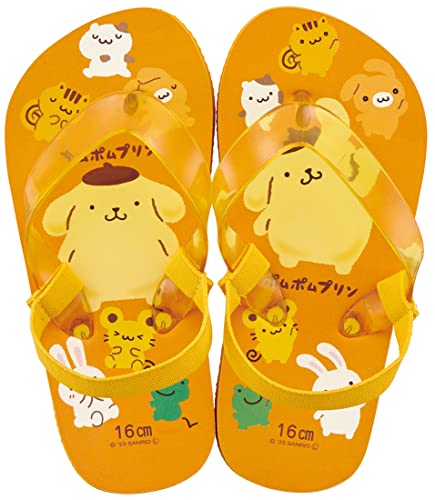 レトロポムポムプリン/16.0 cm/SDBE16-A・Size:16.0 cm・パッケージ個数:1・サイズ=16cm・素材・材質：本体=EVA樹脂 鼻緒=ポリ塩化ビニル・原産国：中国キャラクター柄ビーチサンダル子供用 かかとをゴムバンドで...