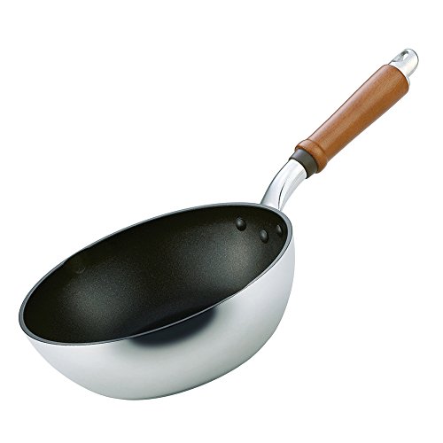 深型フライパン 22cmナチュラル/深型フライパン 22 cm/A-0254・Size:深型フライパン 22 cm・パッケージ個数:1・素材:アルミニウム合金(マグネシウム合金)・常温・商品モデル番号: A-0254・スタイル: 10)深型...