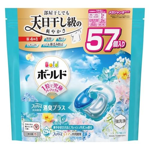 ブルー/-/-・パッケージ個数:1・内容量：57個商品紹介 商品名 P&G ボールドジェルボール 4D 爽やかフレッシュフラワーサボンの香り つめかえ 詰め替え 詰替 メガジャンボサイズ 57個入 内容量 57個入 商品詳細 柔軟剤効果 4...