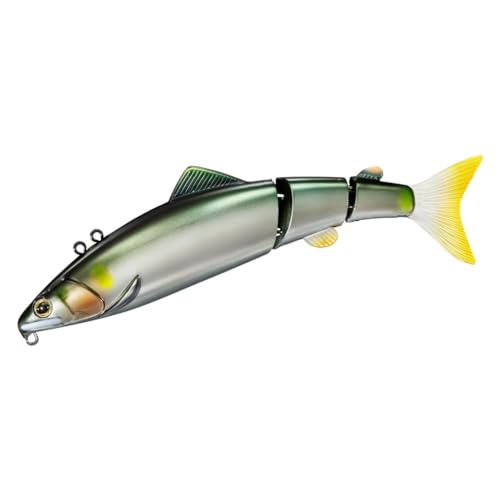 瀬鮎/126mm/07467041・Color:瀬鮎・パッケージ個数:1・まるで本物！ジョイントタイプの友釣り専用ルアー！・【全長(mm)】：126【自重(g)】: 約23・ジョイント構造の艶めかしいアクション・流れの強さで使い分けられる2...