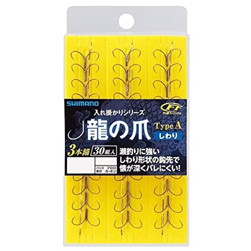 6.5号イエロー/11cm/RG-A24N・Style:6.5号PatternName:3本錨30組(RG-A24N)・パッケージ個数:1・鈎(号):6.5・ハリス(号):1.0・ハリス長さ(cm):11・素材/ハリ:鋼 ハリス:フロロカー...