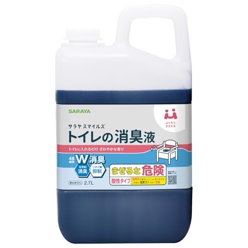 青/-/-・パッケージ個数:1・内容量：2.7L・トイレに入れるだけ・さわやかな香り・消臭液ニオイの原因菌にアプローチ！強力消臭 トイレ特有の悪臭(※)に48時間Wの消臭効果。 ※アンモニア・アミン類、メルカプタン、硫化水素など