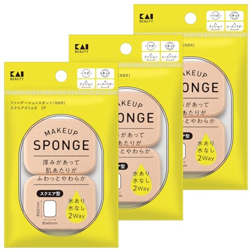 厚みがあるので、ふわっと肌あたりやわらかです。商品紹介 ●厚みがあるので、ふわっと肌あたりやわらかです。 ●約40×52×9mm。 使用方法 ●ファンデーションを適量とり、ムラなくのばしてください。 ●水あり水なし両用タイプ。 ●パウダリー...