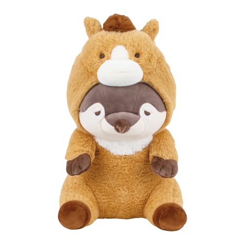 カワウソのくるり/Medium/37029-33・Color:カワウソのくるりSize:Medium・パッケージ個数:1・りぶはあとの大人気シリーズ！すやすや眠る姿がモチーフの「ねむねむアニマルズ」。毎年好評の干支の被り物を着たかわいい座り...