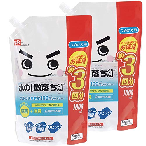 詰替 1000ml×2-/1000ml×2個/-・Size:1000ml×2個・パッケージ個数:1・商品サイズ (幅×奥行×高さ) :16.5x8x26cm・内容量:1000ml・メーカー名: レック・商品の重量: 2.11kilogram...