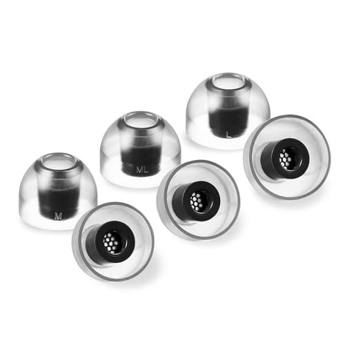 標準ノズル/完全ワイヤレス対応クリア＆ブラック/M/ML/Lサイズ各1ペア/AZL-CRYSTAL2-ST-SET-L・Size:M/ML/Lサイズ各1ペアStyle:標準ノズル/完全ワイヤレス対応・パッケージ個数:1・【Evolving ...