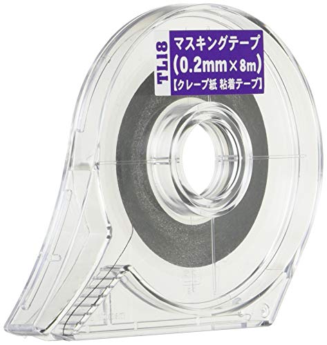 0.2mm×8m透明/8m×0.2mm×0.2mm/TL18・パッケージ個数:1・模型、プラモデルなどに使用するマスキングテープです・テープサイズ : 幅0.2mm×長さ8m・曲面や凹凸のある部分にも最適クレープ紙という「あえてシワをいれた...