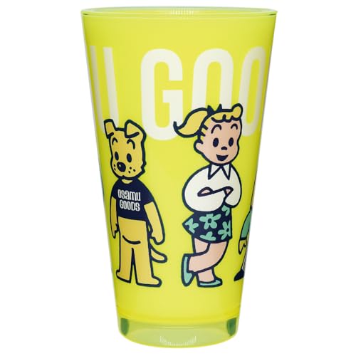 レトロYELLOW/サイズ：約φ9.5 H16/OGB-1200・パッケージ個数:1・容量：約620ml・LOSAMU GOODSのアクリルタンブラー