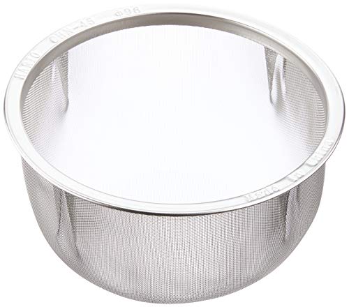 シルバー/-/C-CHN-45・パッケージ個数:1・サイズ:径96×高さ56mm・本体重量:23g・材質:ステンレス・原産国:中国・茶茶急須 ふかみ用※本製品は、茶茶急須 「ふかみ」「禅」の450mL専用の茶こしであり、茶茶急須「丸」の45...