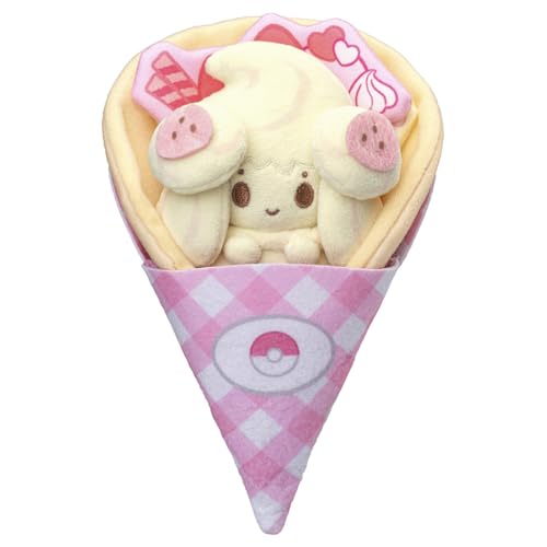 ピンク/18 centimeters/-・(C)Pokemon. (C)Nintendo/Creatures Inc./GAME FREAK inc.・電池は使用しません。商品紹介 「ポケピース」からかわいいマホイップのクレープぬいぐるみが...
