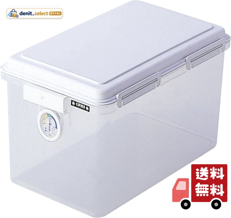 本体寸法:W306xD486xH280mm 内寸:W250xD410xH235mm 容量:約27L 中の湿度がわかる湿度計付き 再使用可能な乾燥剤付