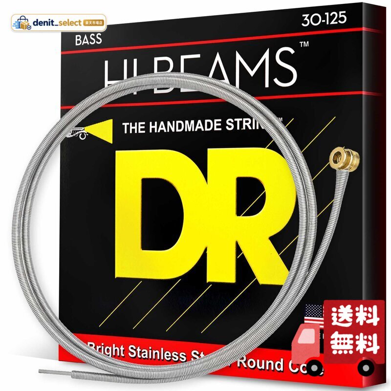 hi-beamシリーズ スタイル:medium 6 string ゲージ:30、45、65、85、105、125 ステンレス・スティール