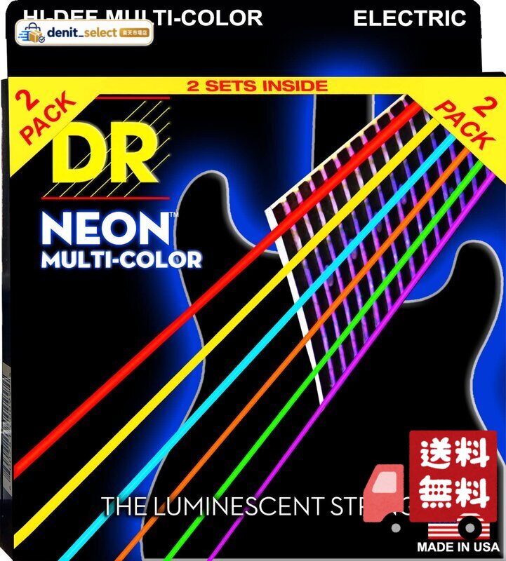 スタイル:MEDIUM 4ゲージ: 10 - 13 - 17 - 26 - 36 - 46 気化性防錆フィルムの世界的ブランド「ゼラスト」と「DR Strings」の共同開発による防錆パッケージを採用