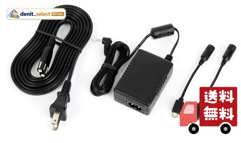 TASCAM製品専用のACアダプター。DC、mini-B、micro-B接続のTASCAM製品に使用可能。 AC100-240V、50/60Hz。出力 5.0V、2A。ケーブル長 1.5m。 外形寸法: 107(W)×40(H)×161.5...