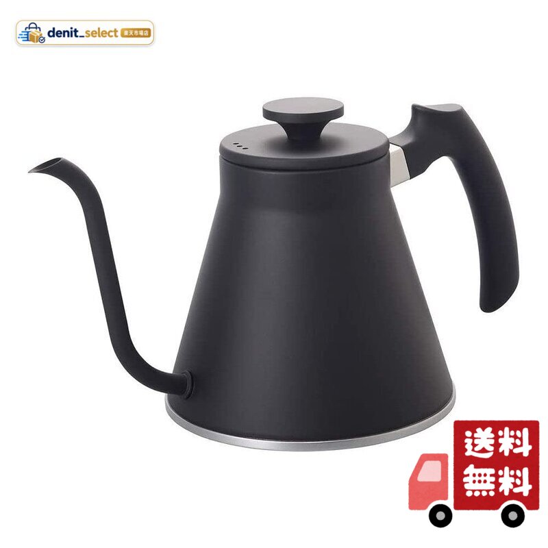 【おいしいコーヒーを淹れるために】思ったところにお湯を注ぐには、注ぎ口の細さや、取っ手の握りやすさ、動かしやすさがポイントです。おいしいコーヒーにはドリップケトルが欠かせません。 【コントロールしやすい注ぎ口】注ぎ口が細長くなっているため、...