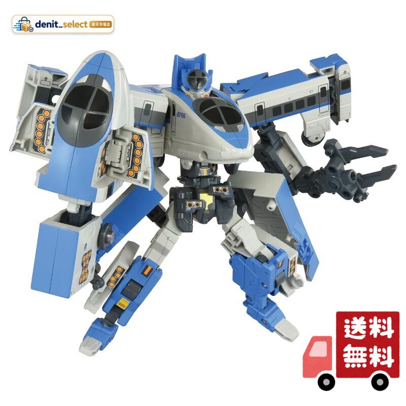 (C) TOMY (C)プロジェクト シンカリオン・JR-HECWK/超進化研究所・TBS 電池は使用しません。 安全警告 該当なし