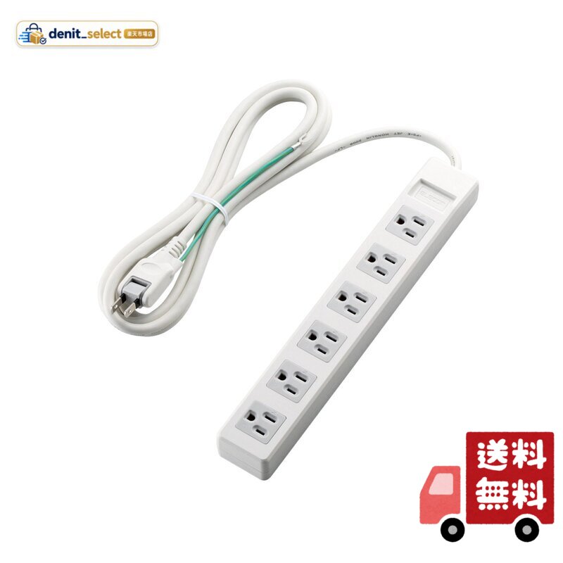 コンセント数:6個口 ケーブル長(m):2.5 色:白 カラー:ホワイト 定格:125V・15A・1500W 定格:125V・15A・1500W カラー:ホワイト コード長:2.5m 定格電圧:AC125V・15A・最大1500Wまで対応 ...