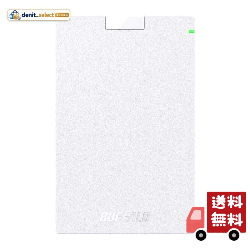 USB3.2(Gen1)対応ポータブルHDD Type-Cケーブル付 2TB ホワイト 容量: 2TB 対応: USB3.2(Gen1)/USB3.1(Gen1)/3.0/2.0端子を搭載するWindowsパソコンおよびMac 接続規格: ...