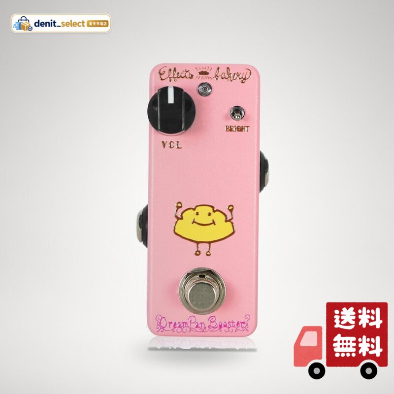 Effects Bakery Cream Pan Boosterは、様々な場面で使うことのできるブーストペダルです。単なるクリーンブーストだけでなく、BRIGHTスイッチによってさらなるサウンドを実現しています。 Effects Baker...