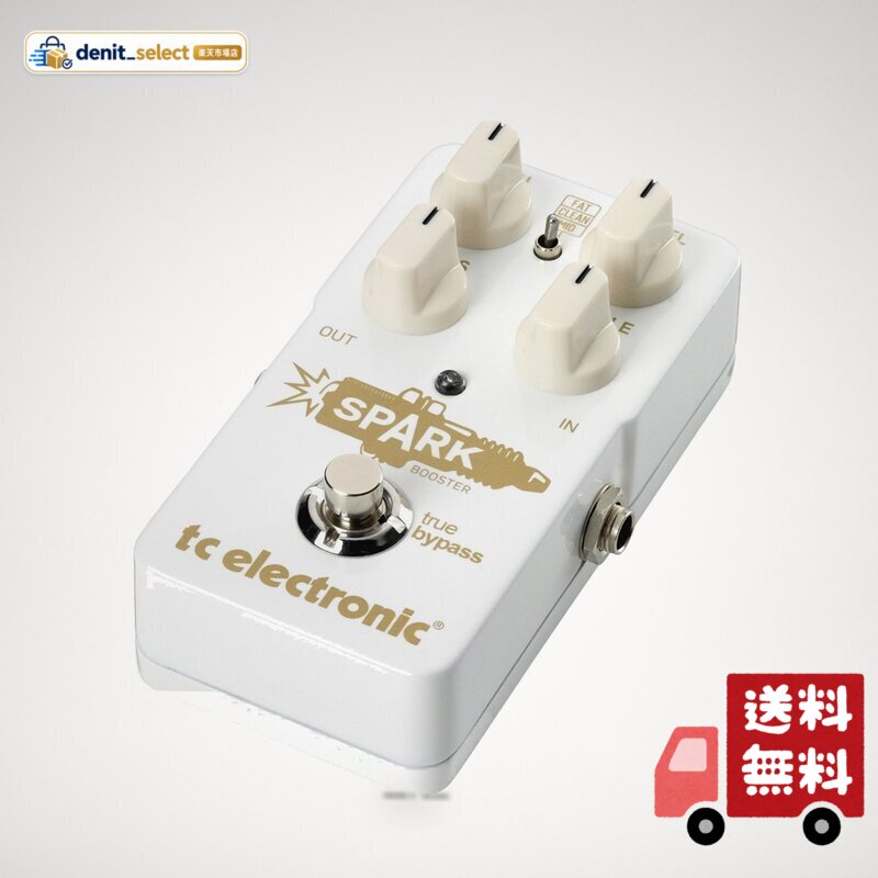 Spark Booster に搭載されている LEVEL ノブは 26 dB もの純粋なレベル・ブーストを実現。オーバードライブやディストーションなどの歪みペダル、そしてアンプからもピーク・パフォーマンスを引き出します GAIN ノブでは繊...