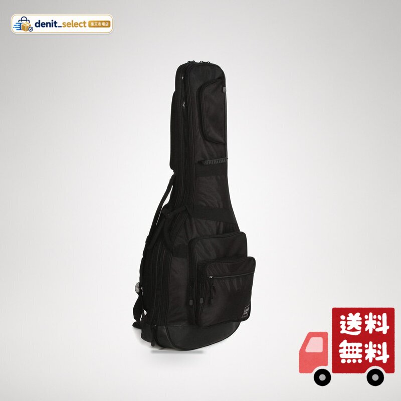 エレクトリック・ギター2本を収納可能、且つ分離しても使用可能な"2 bags = 1 bag"発想のギター用バッグ 楽器を衝撃から保護する15mm厚のハード・クッション(POWERPAD)を底面とジッパー逆側面に装備 底面にはもう一層10m...