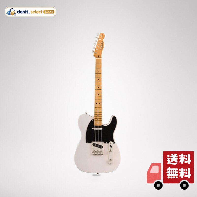 パインボディ メイプルネック 専用設計のシングルコイルピックアップ ナロートールフレット採用 50年代のビンテージフェンダーの仕様を踏襲