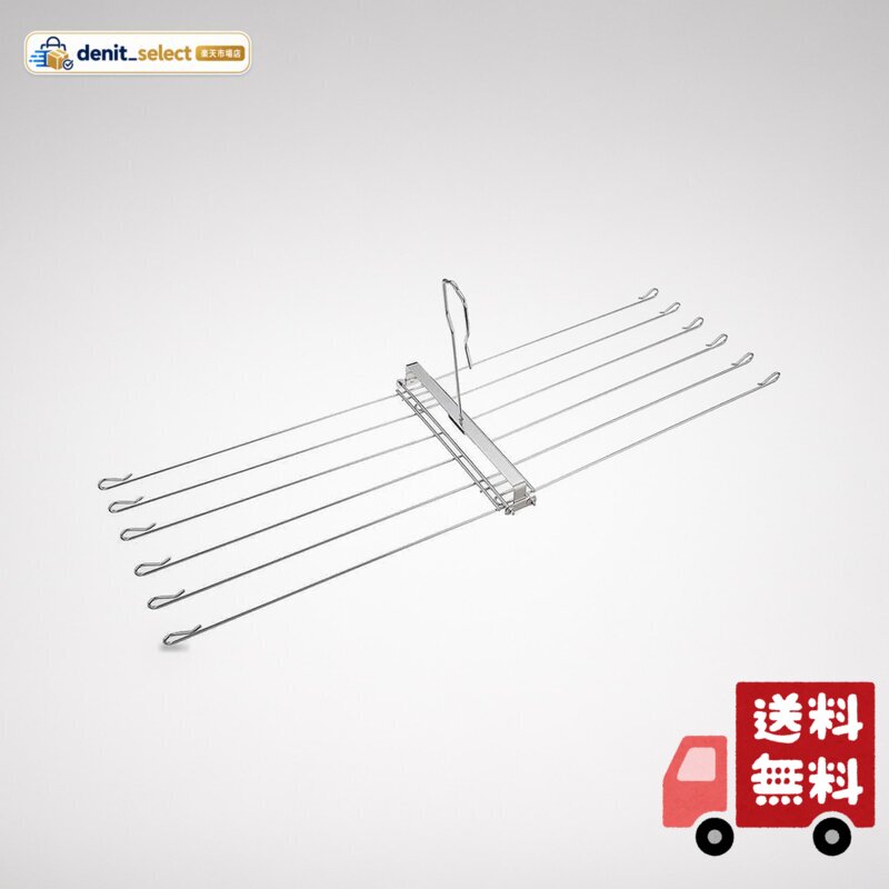 メーカー型番:26608 サイズ:(約)幅74×奥行26.5×高さ22.5cm(使用時) 26.5×39×厚さ4cm(収納時) 本体重量:約510g 材質:18-8ステンレス 原産国:日本 商品紹介 タオル12枚干せる丈夫なステンレス製ハン...