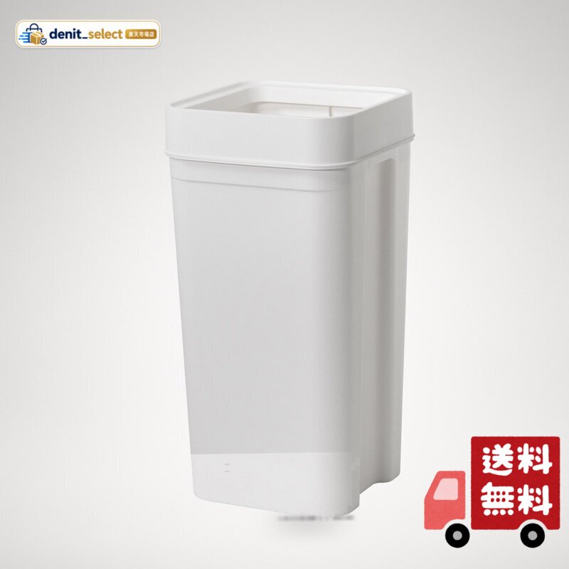 サイズ:約W31.5×D31.5×H62.3cm 容量:45L 本体重量:約1.93kg 本体・フタ枠・袋止め:ポリプロピレン キャスター取付不可 ゴミ袋を装着しやすい袋止め付き