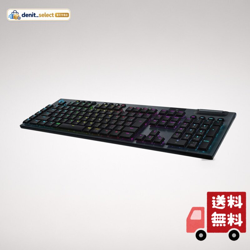 【Logicool G G913 ハイエンド ワイヤレスゲーミングキーボード】革新的な3種類の薄型GLスイッチを初搭載、LIGHTSPEEDワイヤレスとBluetooth接続両方対応の次世代のゲーミングキーボード。極限の薄さを実現した流線型...