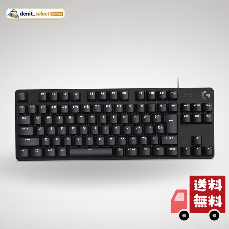 あなたのゲーミングスキルを次のレベルへ: ロジクール G413 SEは、PCゲームに特化した設計はもちろん、ゲームに勝つために必要な耐久性と性能を備えたテンキーレスサイズのゲーム用キーボードです。 タクタイルメカニカルスイッチ: この有線ゲ...