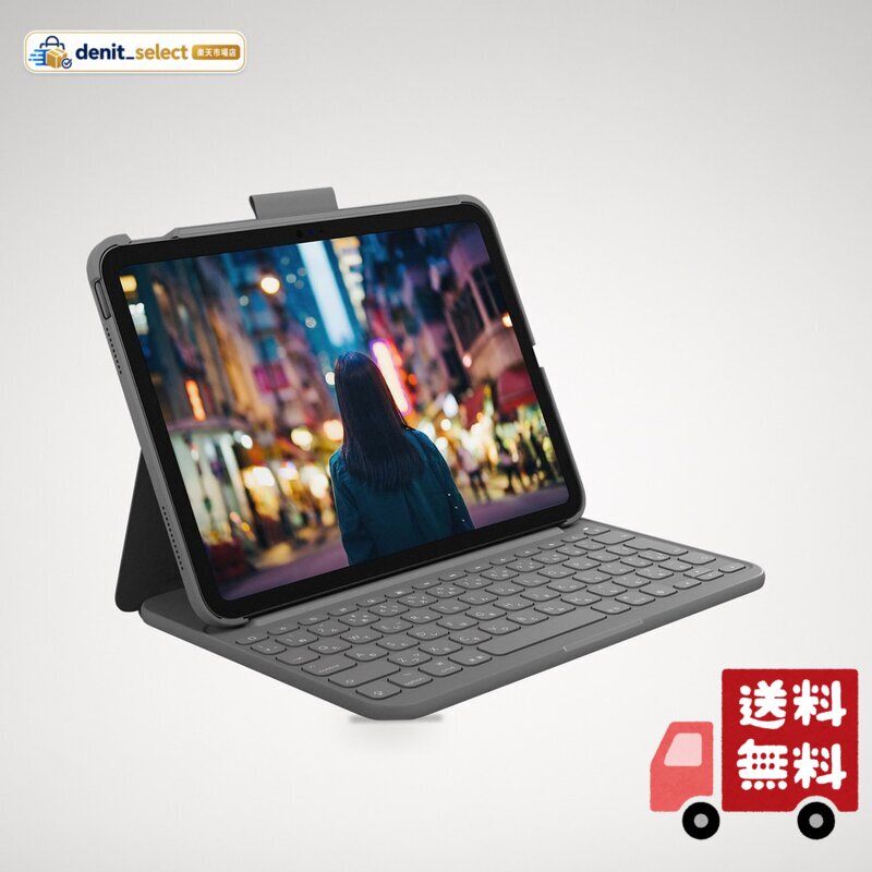 【iPadOSショートカット列を搭載したフルサイズキーボード】iPad 11インチ A16(2025年発売) & iPad 10.9インチ 第10世代(2022年発売 )に対応するケース付きキーボード。充分な間隔に配置された入力しやすいキー...