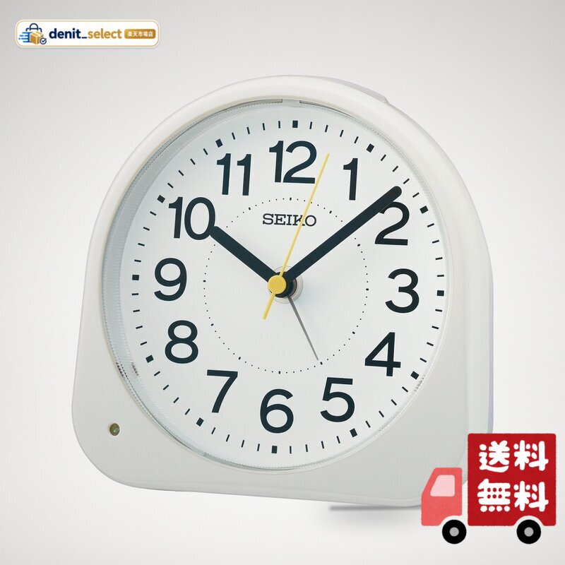 付属品:電池(単3アルカリ×3個) クオーツ時計 電子音アラーム スイープセコンド 光センサーによる自動点灯(LEDライト・OFF機能つき)