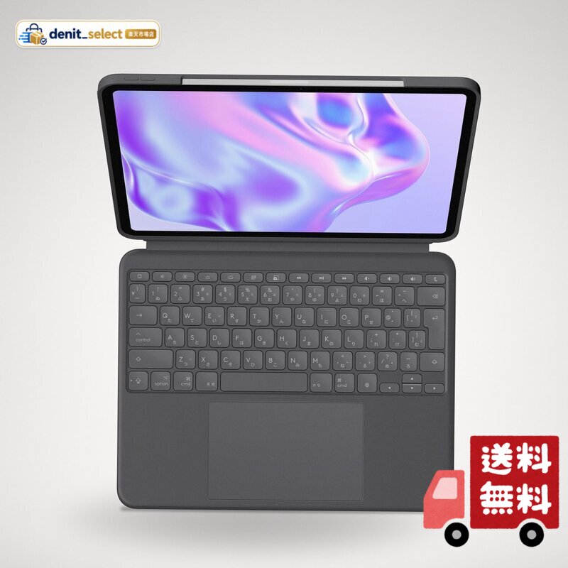 2025年10月発表/Apple最新iPad Pro 13インチ(M5) & (M4)対応 /iPad用キーボード一体型ケース COMBO TOUCH*本製品はNano-textureガラスを搭載した13インチiPad Pro(M5)/(M...