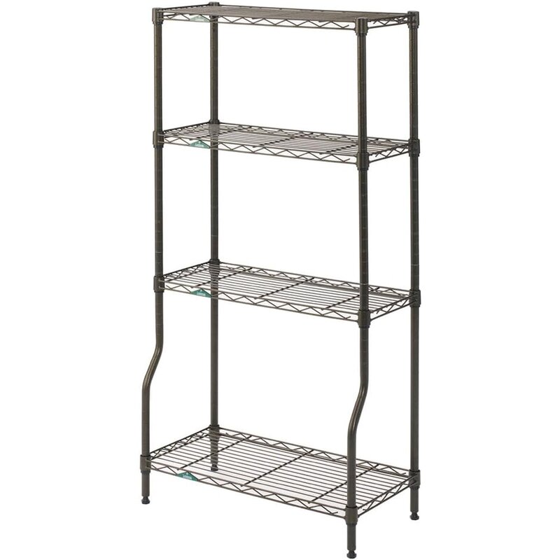 本体サイズ:幅59.5×奥行29.5×高さ121.5cm 本体重量:6.4kg 素材・材質:スチール(紛体塗装)/スリーブ(取付部品)ABS樹脂 生産国:中国 均等耐荷重:約80kg(棚板1枚あたり) 本体サイズ:幅59.5×奥行29.5×...