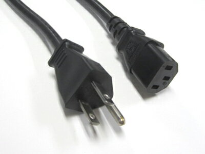 定格：7A/125V プラグ：3P コネクタ：IEC60320-C13 ケーブル：VCT 3x0.75MMSQ 3M 認証：PSE