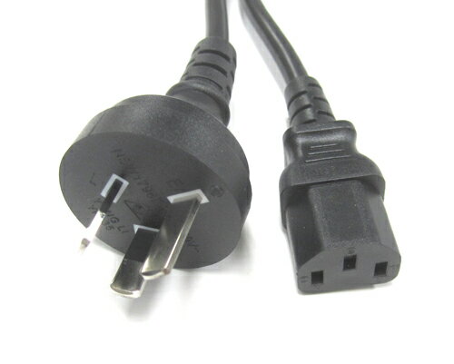 定格：250V/10A プラグ：3P コネクタ：IEC 60320-C13 ケーブル：H05VV-F 3G×0.75MMSQ 2M 認証：RCM