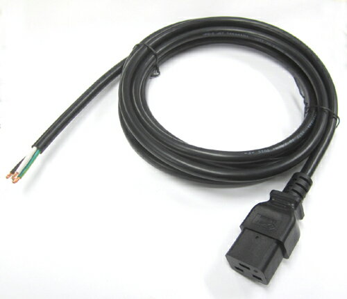 定格：250V/15A(PSE) コネクタ：IEC60320-C19 ケーブル：VCTF 3x2.0MMSQ -F-(PSE) ケーブル長：約3.0m 認証：PSE RoHS 2対応品