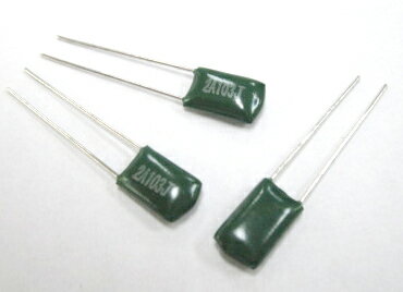 容量：0.01uF 電圧：100VDC 誤差：+/-5％ 規格：GB6346(IEC 60384-11) 動作温度：-40〜+85℃ 消失ファクター：1.0% Max@1KHz,20℃ 絶縁抵抗値：＞30000MΩ（C＜0.1uF) 　　　...