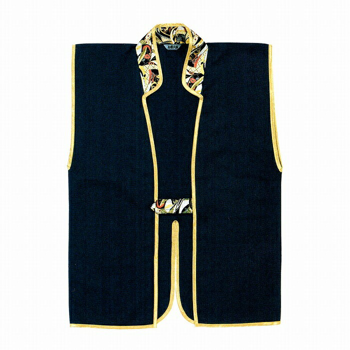 大人用陣羽織 主素材 　身頃　：　ポリエステル サイズ　：　身丈約80cm 衿に豪華金襴生地使用 時代劇や武者行列等のイベントでご利用いただけます。 陣羽織は、専門店和好で！