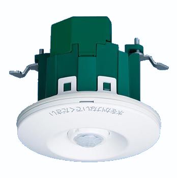 適合負荷：LED照明・蛍光灯（インバータ含む）・白熱灯・換気扇 親機　お出迎え点灯形 軒下天井取付 熱線センサ付自動スイッチ 親器・蛍白両用・お出迎え点灯形 検知後連続動作時間約10秒 - 30分可変形 明るさセンサ付 3A　100V　AC...
