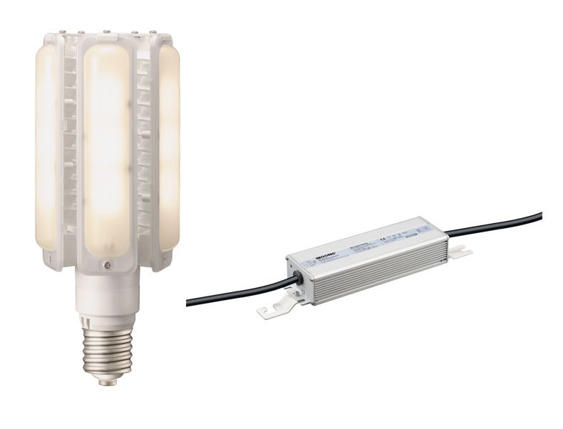 ※LEDライトバルブ LDTS110L-G-E39A と 　電源ユニット WLE138V800M1/24-1 の 　セット品になります。 ＜ LDTS110L-G-E39A 仕様 ＞ ランプ使用温度範囲：-25℃〜+40℃ 本体：アルミダイ...