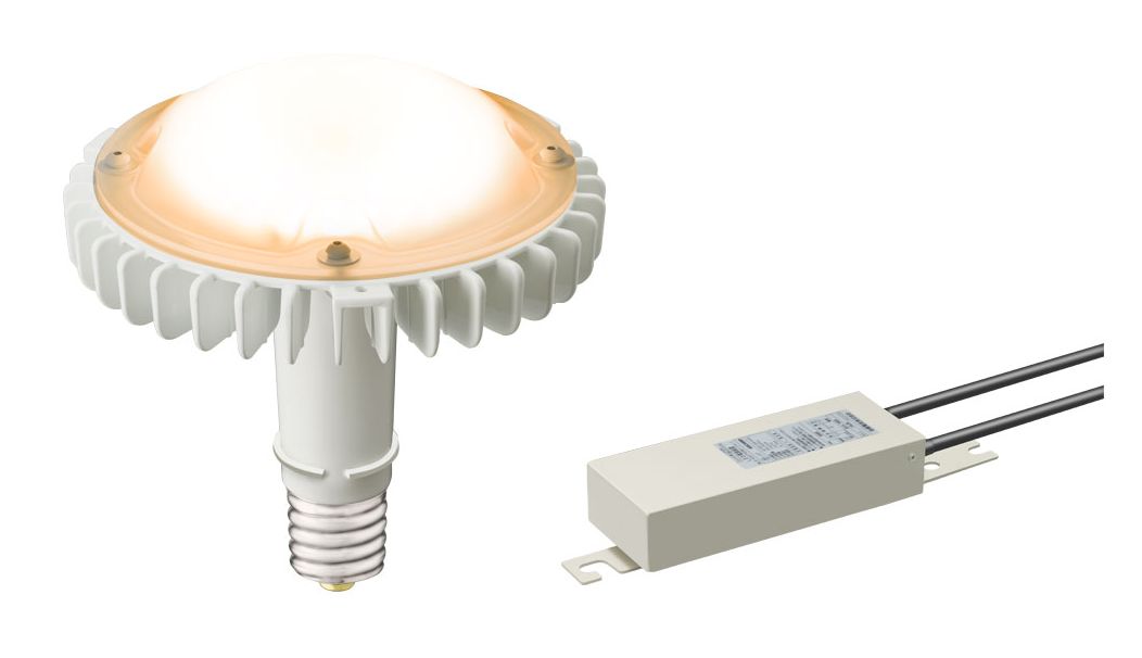 ※LEDアイランプ LDRS77L-H-E39/HS/H300A 　電源ユニット　WLE155V560M1/24-1 の 　セット品になります。 ＜LEDアイランプ LDRS77L-H-E39/HS/H300A 仕様＞ ・本体　　：アルミダ...