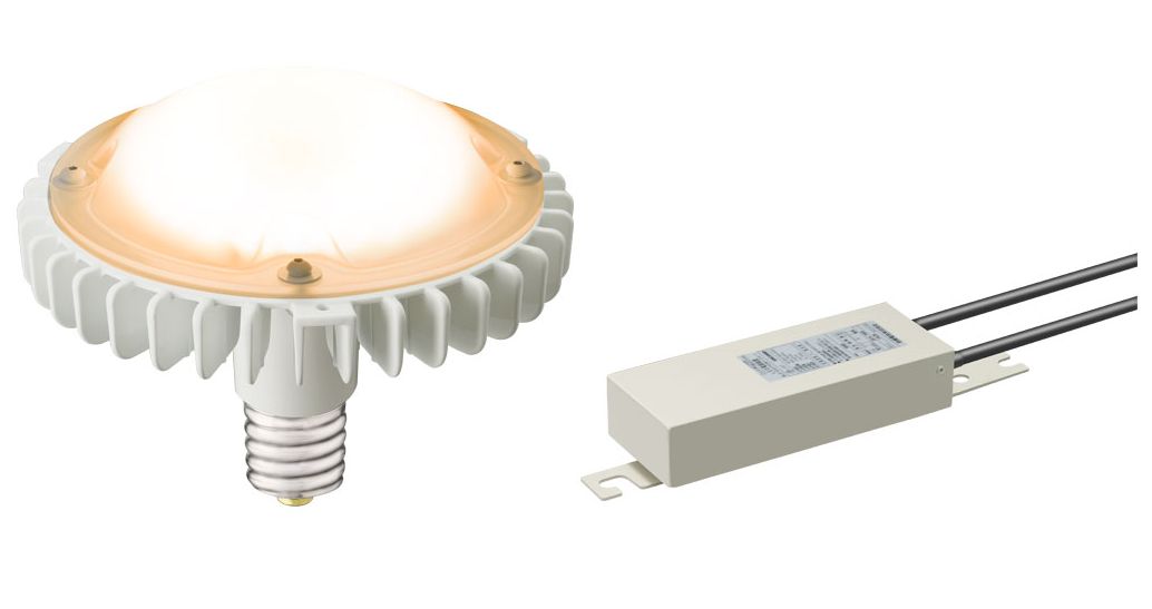 ※LEDアイランプ LDRS77L-H-E39/S/H300A 　電源ユニット　WLE155V560M1/24-1 の 　セット品になります。 ＜LEDアイランプ LDRS77L-H-E39/S/H300A 仕様＞ ・本体　　：アルミダイカ...