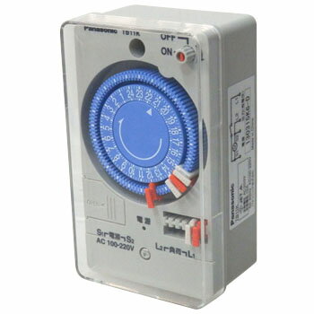 ＜仕様＞ 形状:ボックス型 動作周期:24時間式 駆動方式:クォーツモータ式 定格電圧:AC100-220V 回路数:1回路 回路構成:同一回路 接点構成:1a ソーラー:無 停電補償:300時間 外形寸法(mm):H123×W72×D50...