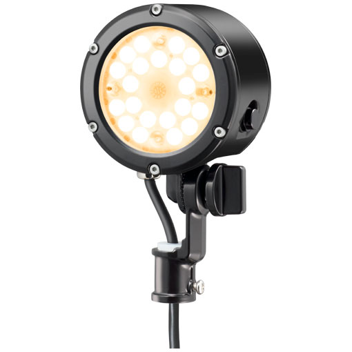 ＜仕様＞ 入力電圧：100〜240V対応 周波数：50/60Hz共用 耐雷サージ：15kV(コモンモード) 保護等級：IP65 使用温度範囲：-20℃〜+35℃ 本体：アルミダイカスト(ポリエステル塗装) グローブ：ポリカーボネート 自在具...