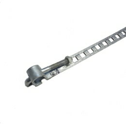 自在バンド ABT-415 ■ケーブル、電線管、足場金物、低圧用ラック、街路灯ブラケット及び軽量機器類等の取付けに使用します。 ■仮止フックで電柱にバンドを一旦仮止めした後、フックボルトを角穴に掛止めて本締めをすればよいので、取付作業が簡単...