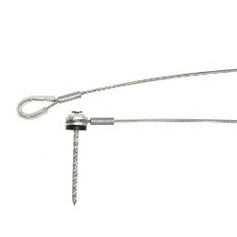 エヌビー ワイヤーロープ 支線止め(4本入) NB-700TW 長さ:約67cm 安全荷重:100kg