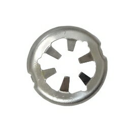 ナット緩み防止リングM10 (10枚) 材質:SUS304 ボルトにはめ込み、振動によるナットの脱落を防止する商品です。 取り付けはワンタッチで行なえます。取り外しはペンチで簡単破壊する事ができます。