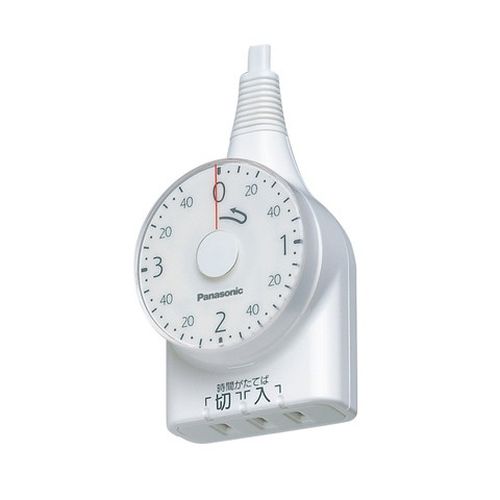 ●メーカー:パナソニック●型式:WH3211WP●出荷目安:5営業日以内●パック商品●切り忘れ防止で、かしこく節電●ダイヤルタイマー(3時間形)●コードの長さ:1m●ホワイト色●簡単セット(ダイヤル式)で扇風機、テレビ、スタンド照明などの電...