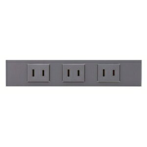 【仕様】●メーカー:神保電器●型番:KAG3701●商品名:●NKシリーズ●家具・機器用●3個口●定格:2P 15A/125V●シボ加工品●色:ソリッドグレー(マンセル参考値 4.0PB 4.3/0.2)●付属品:取付枠、プレート、はさみ金...